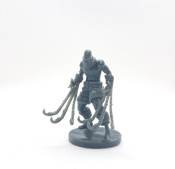 3D Printed Chain Devil Miniature D&D 3D Printed Custom | Etsy