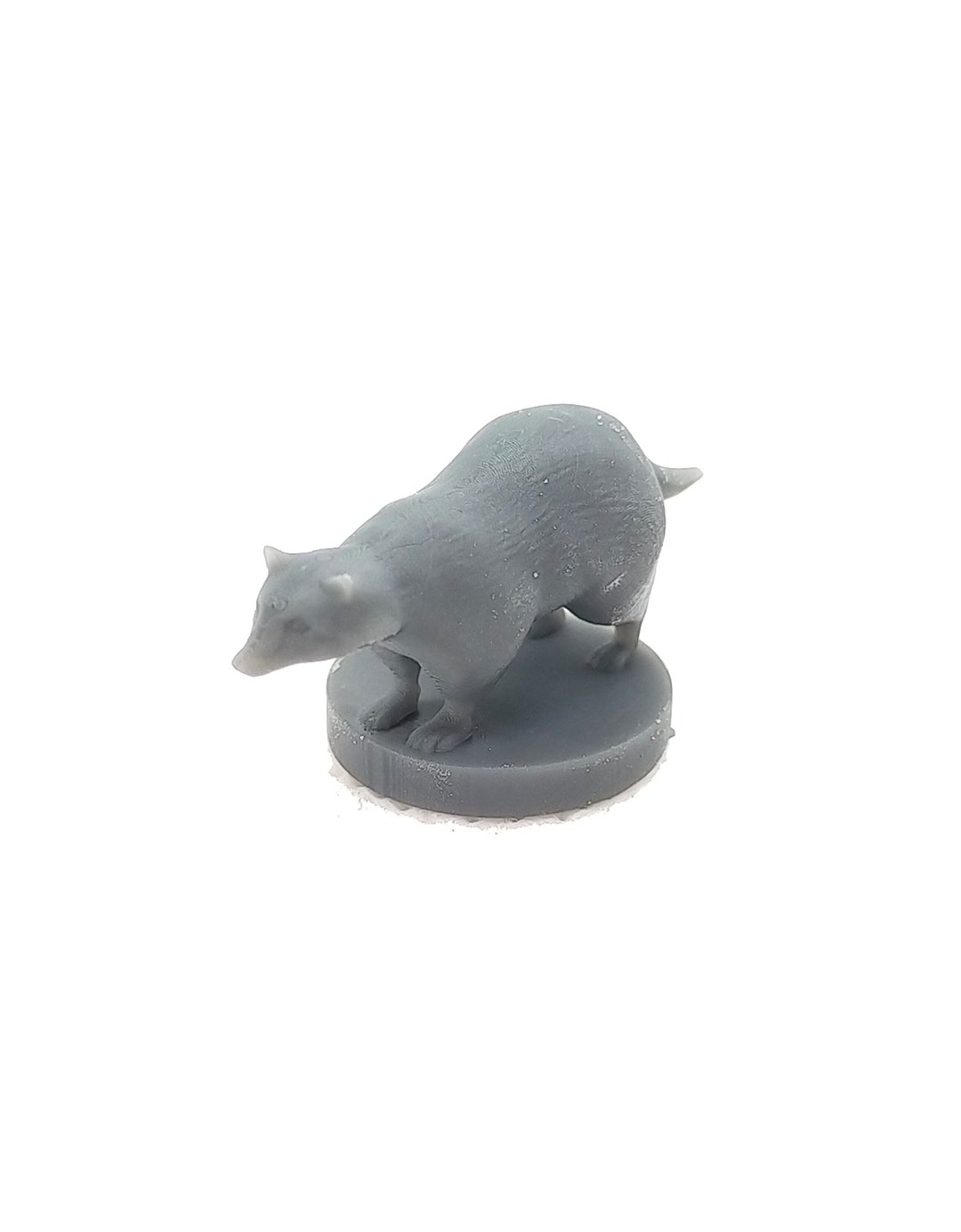 3D Printed Badger Miniature, D&D, 3D Printed Custom Figure, Resin ...