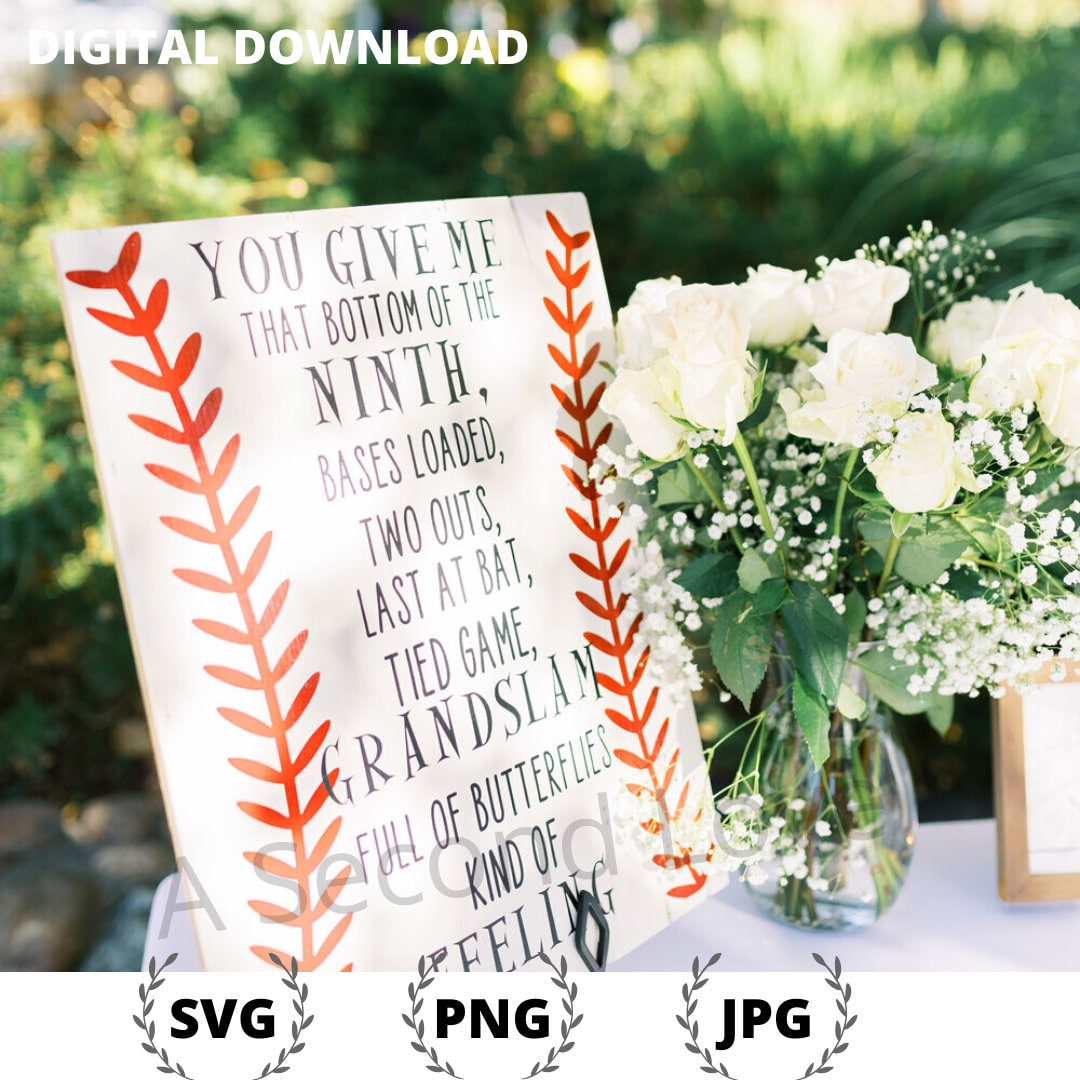 SVG - You Give Me That Bottom of Ninth, Last at Bat, Tied Game ...