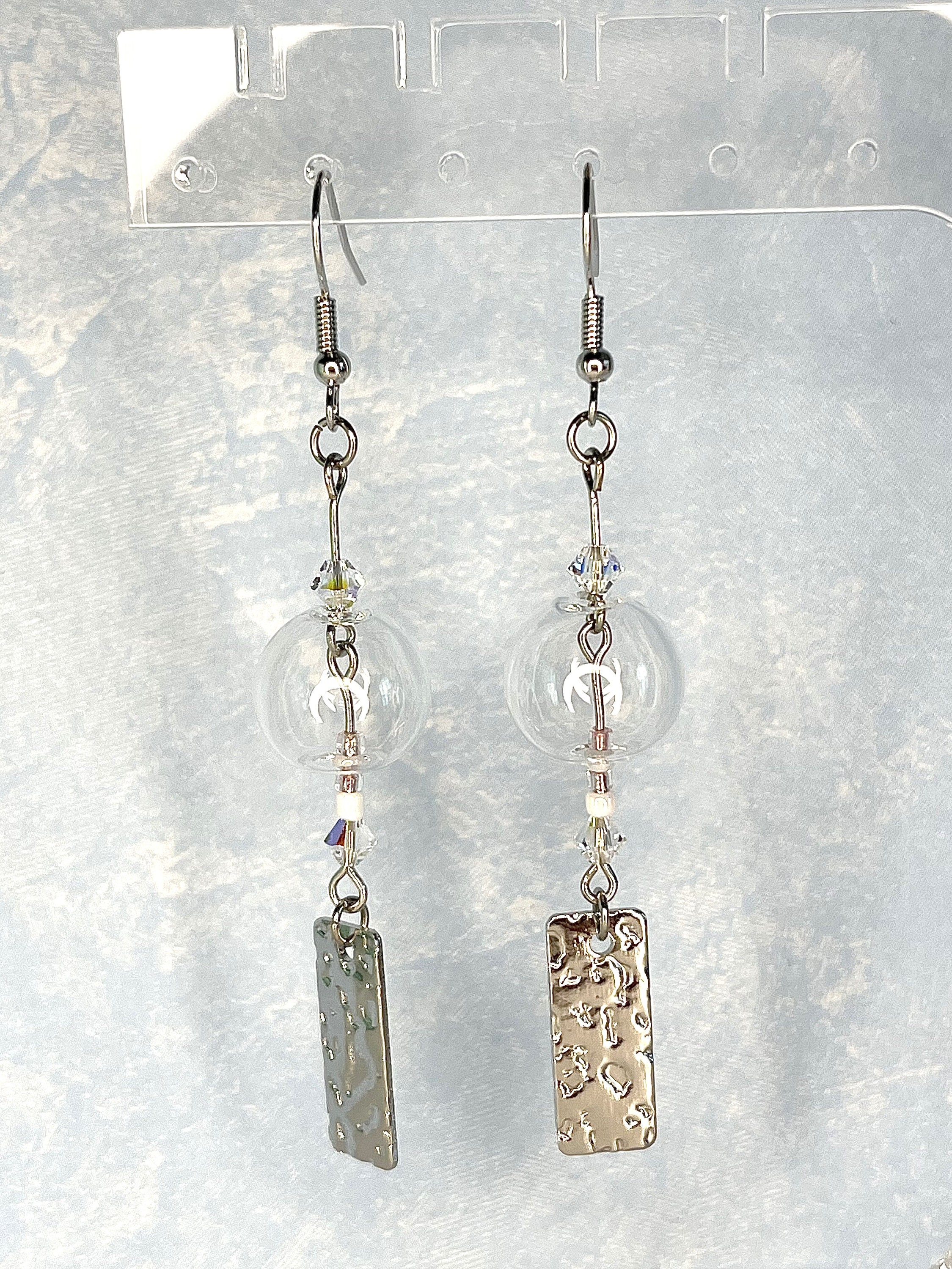 Furin wind Chime Earrings - Etsy