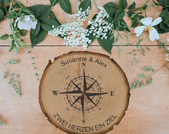 Wooden Disc With Engraving - Etsy