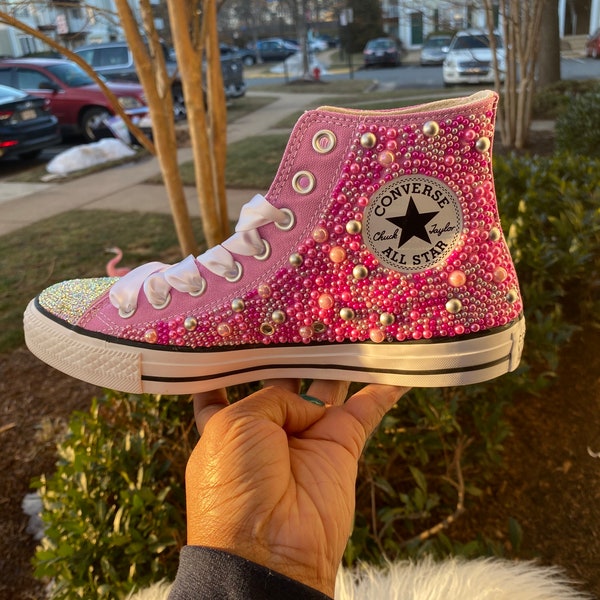 Blinged Converse - Etsy