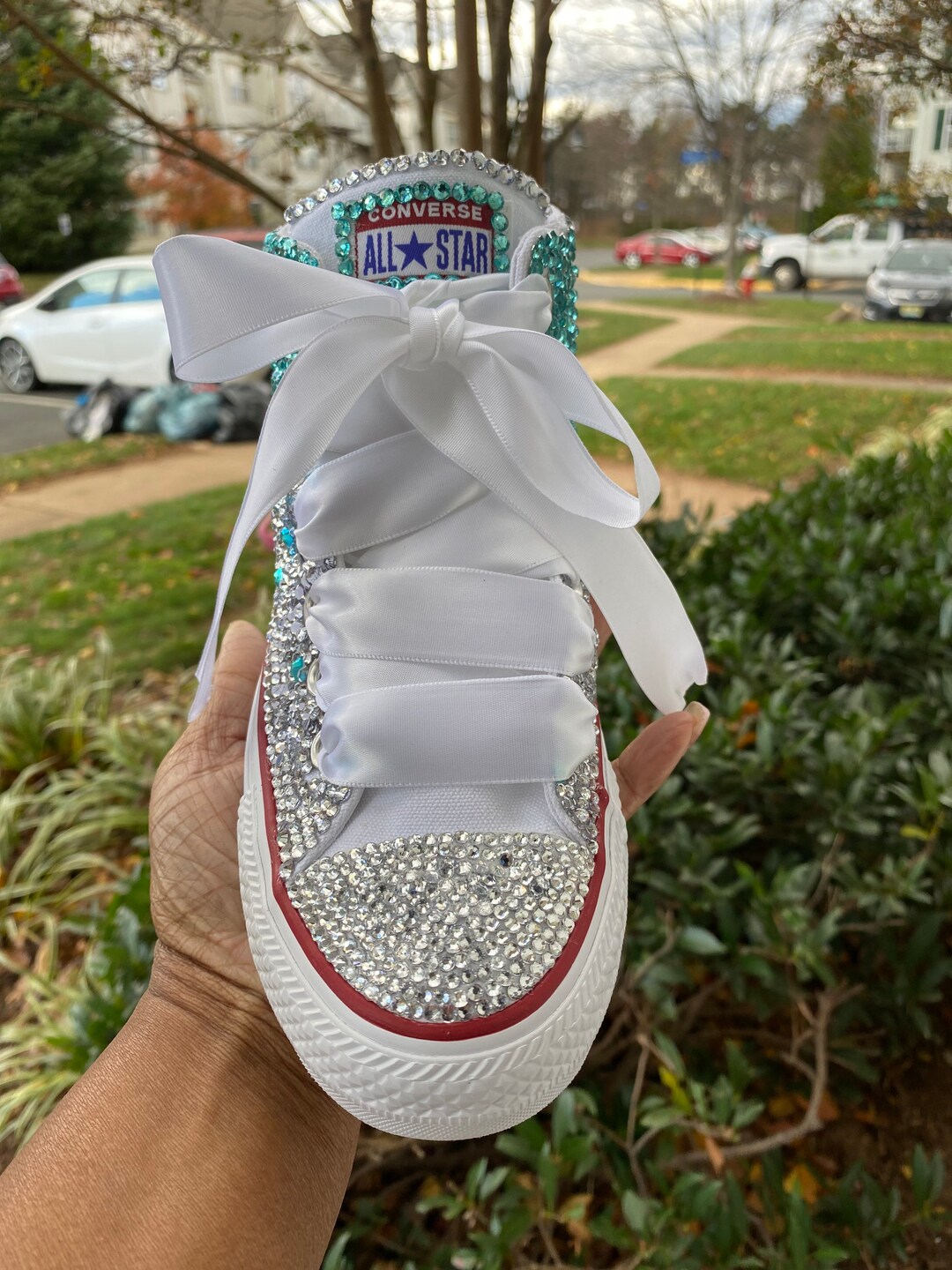 Blinged Converse - Etsy
