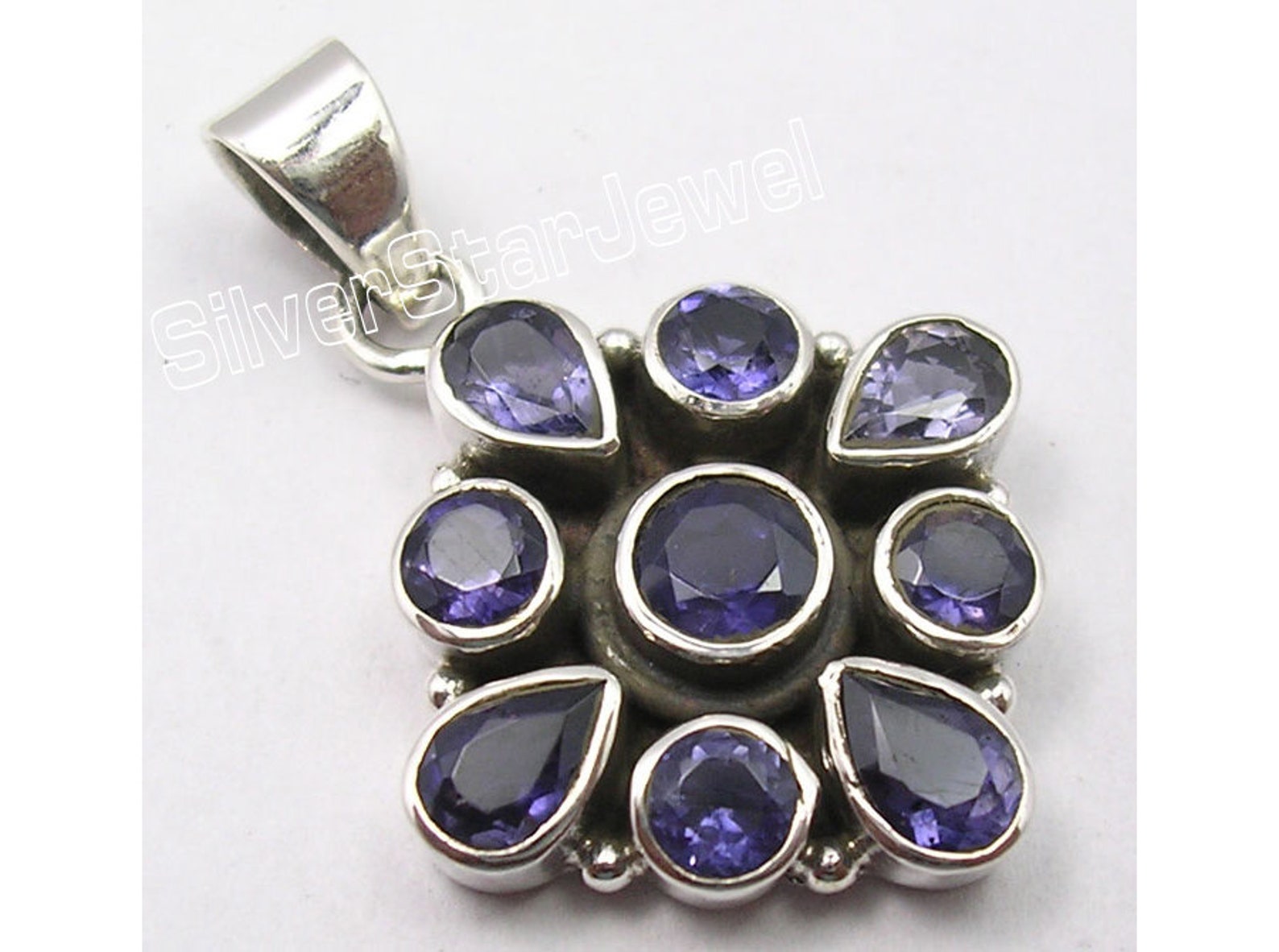 Fashionable 925 Stamp Sterling Solid Silver Sparkling Real - Etsy