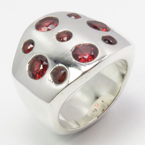 Ring Red Stone - Etsy