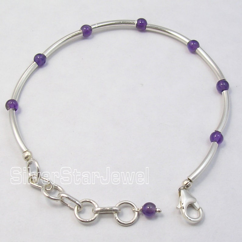 Real CARNELIAN Beads Tubes & Pipes Bracelet 7.7 925 - Etsy