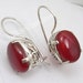RED Color Pendant Earrings Matching Set 925 Solid Silver CARNELIAN ...
