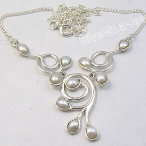 925 Pure Solid Silver Drop Shape Fresh Water PEARL GIRLS' - Etsy