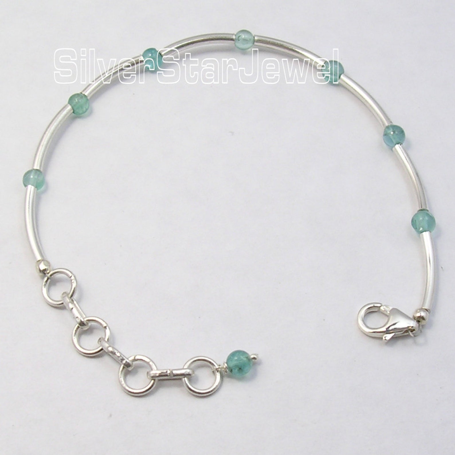 Real CARNELIAN Beads Tubes & Pipes Bracelet 7.7 925 - Etsy