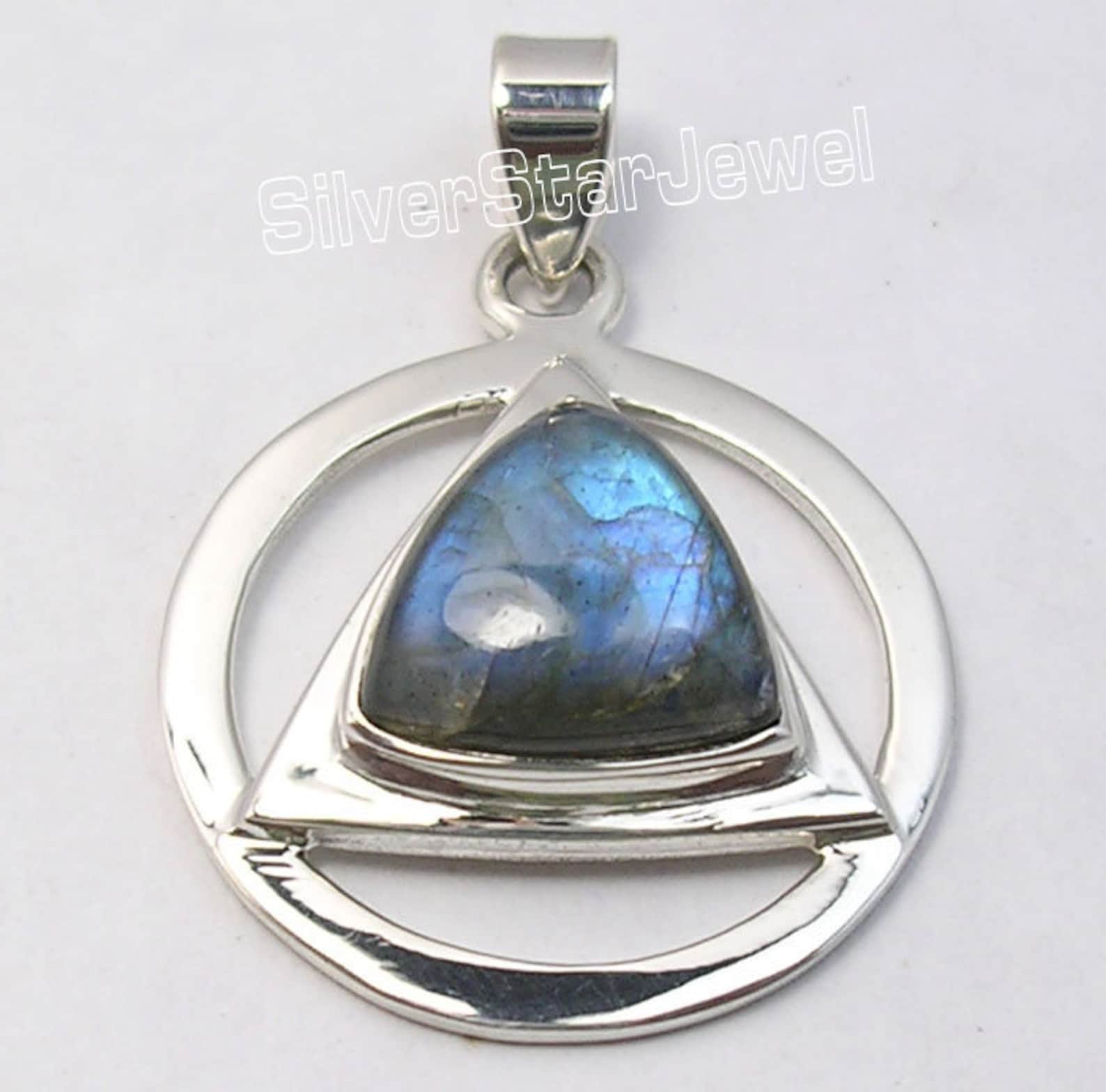 925 Stamped Pure Sterling Silver Rare Blue Fire Natural | Etsy