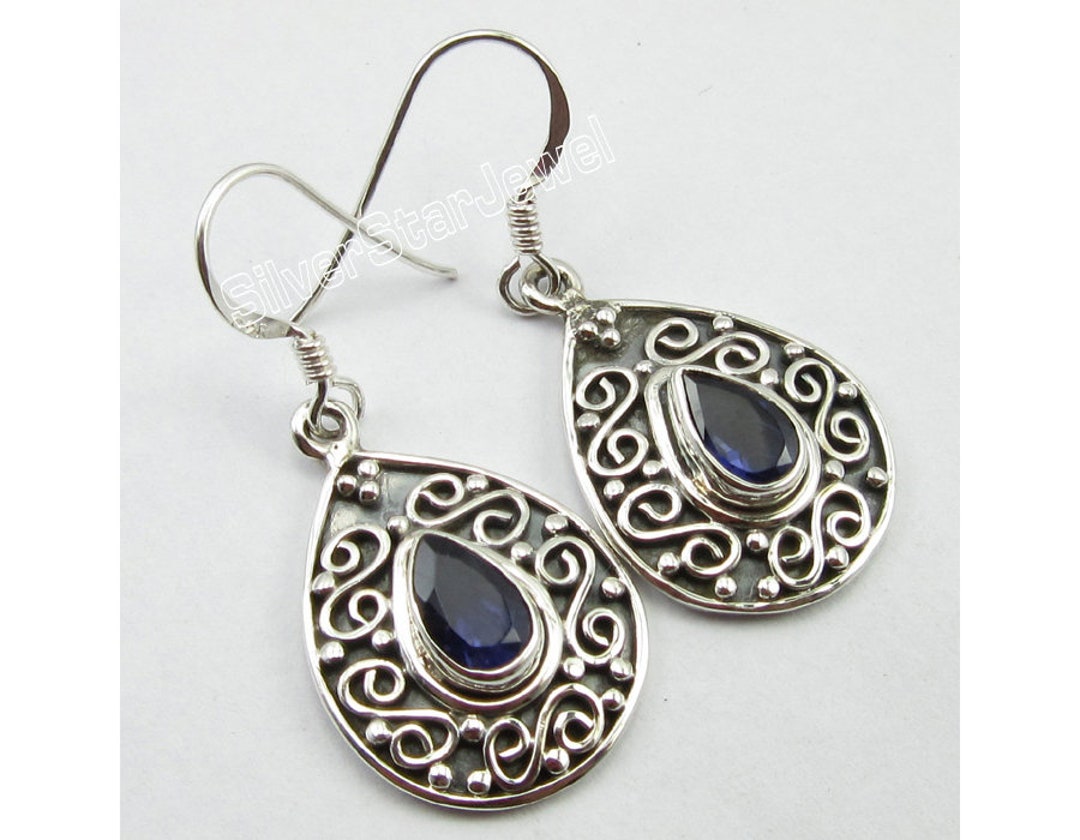 INEXPENSIVE 925 Stamped Pure Solid Silver Drop Shape Faceted - Etsy