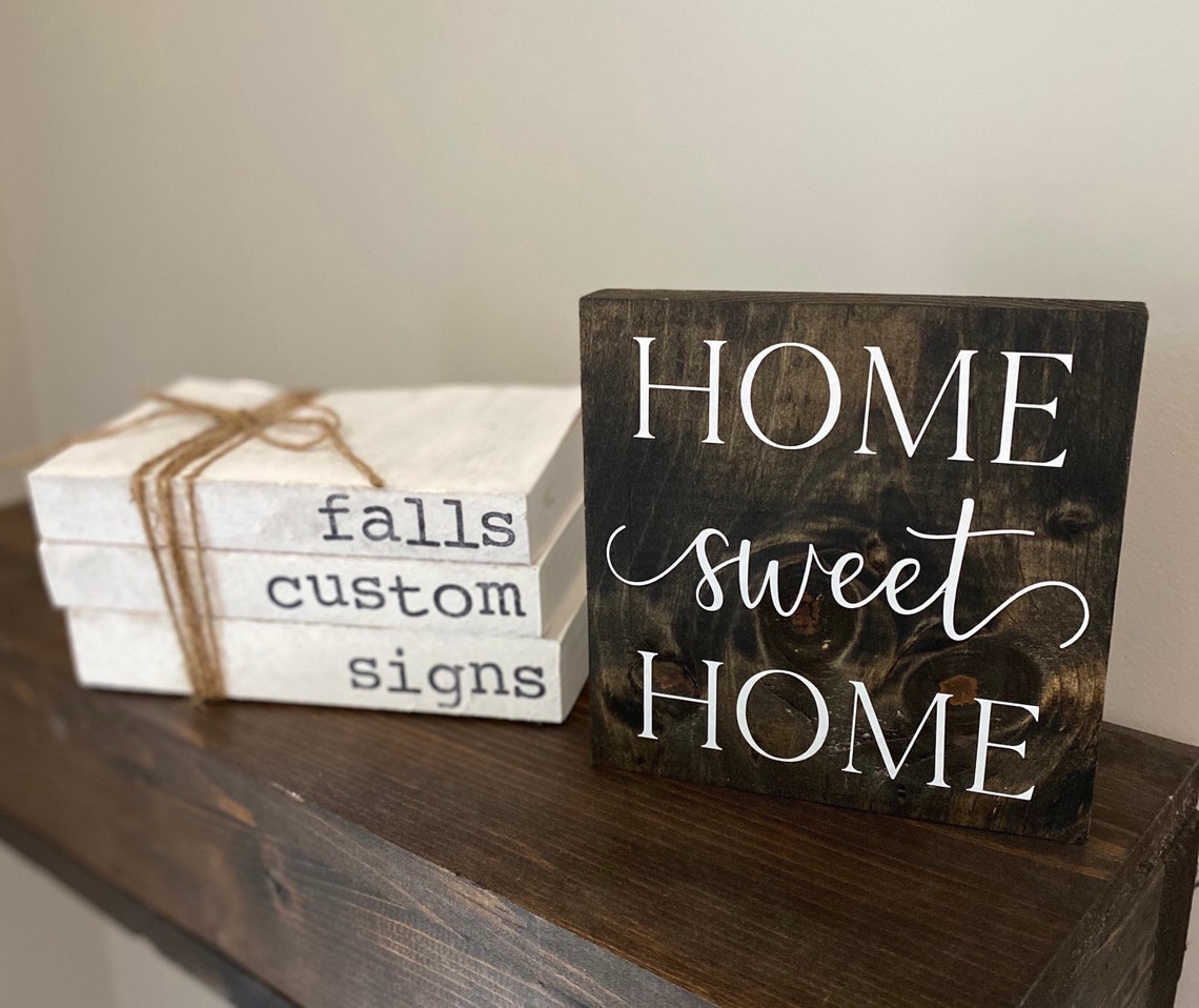 Home Sweet Home Sign Farmhouse Sign Rustic Farmhouse | Etsy