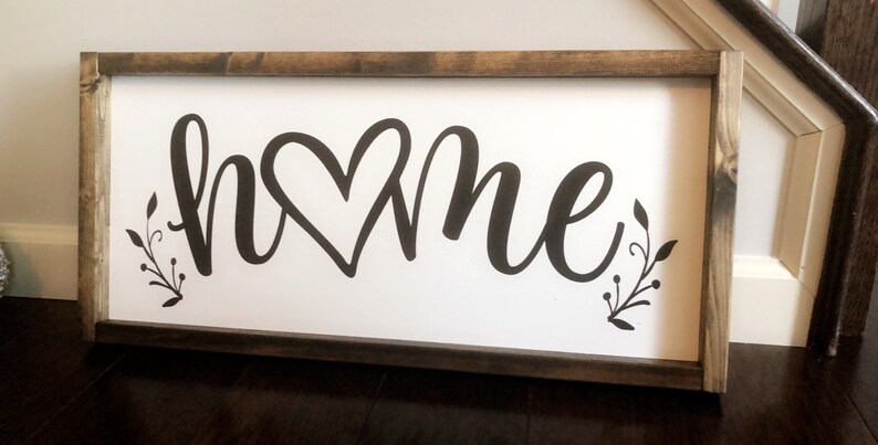 Home Wooden Sign , Wood Sign , Bedroom Decor , Farmhouse Bathroom ...