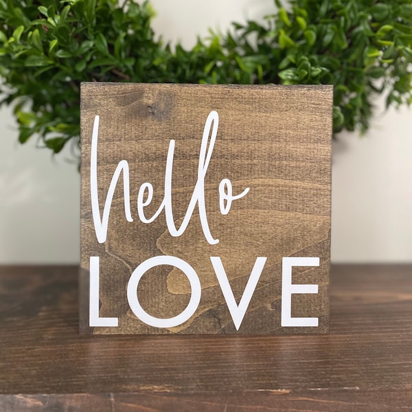 Love Wood Sign - Etsy