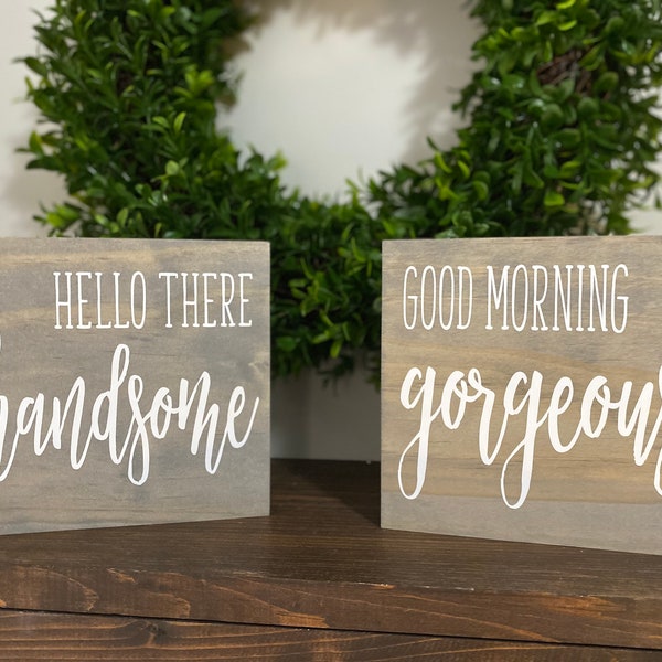 Good Morning Gorgeous Sign - Etsy