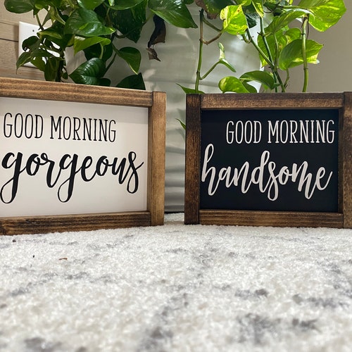 Good Morning Signs - Etsy