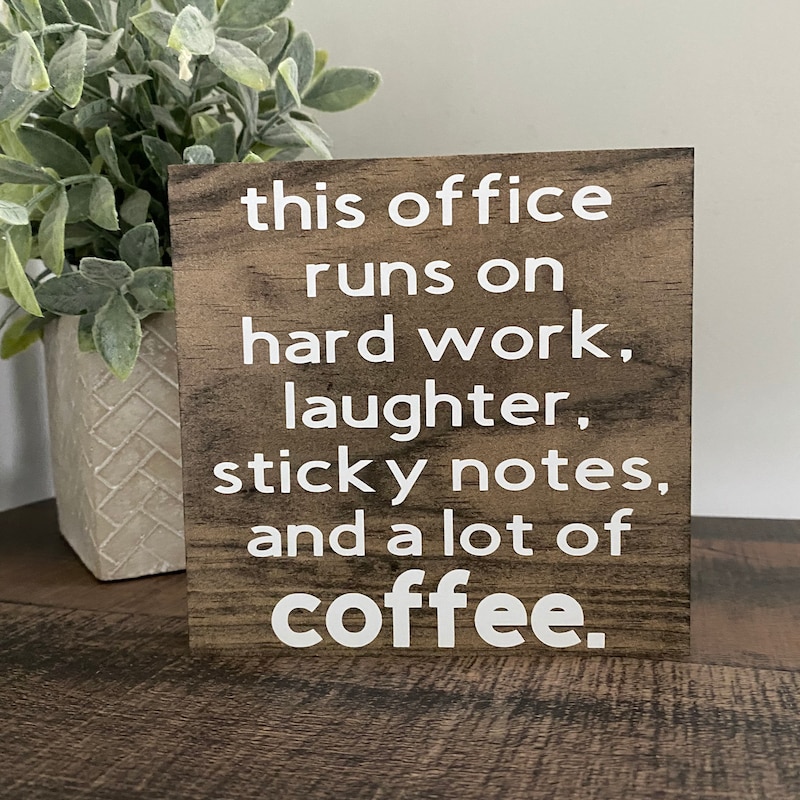 Funny Work Signs - Etsy