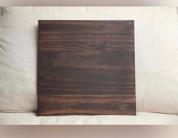 Blank Stained Wooden Sign Blank Sign Unfinished Wood Sign - Etsy