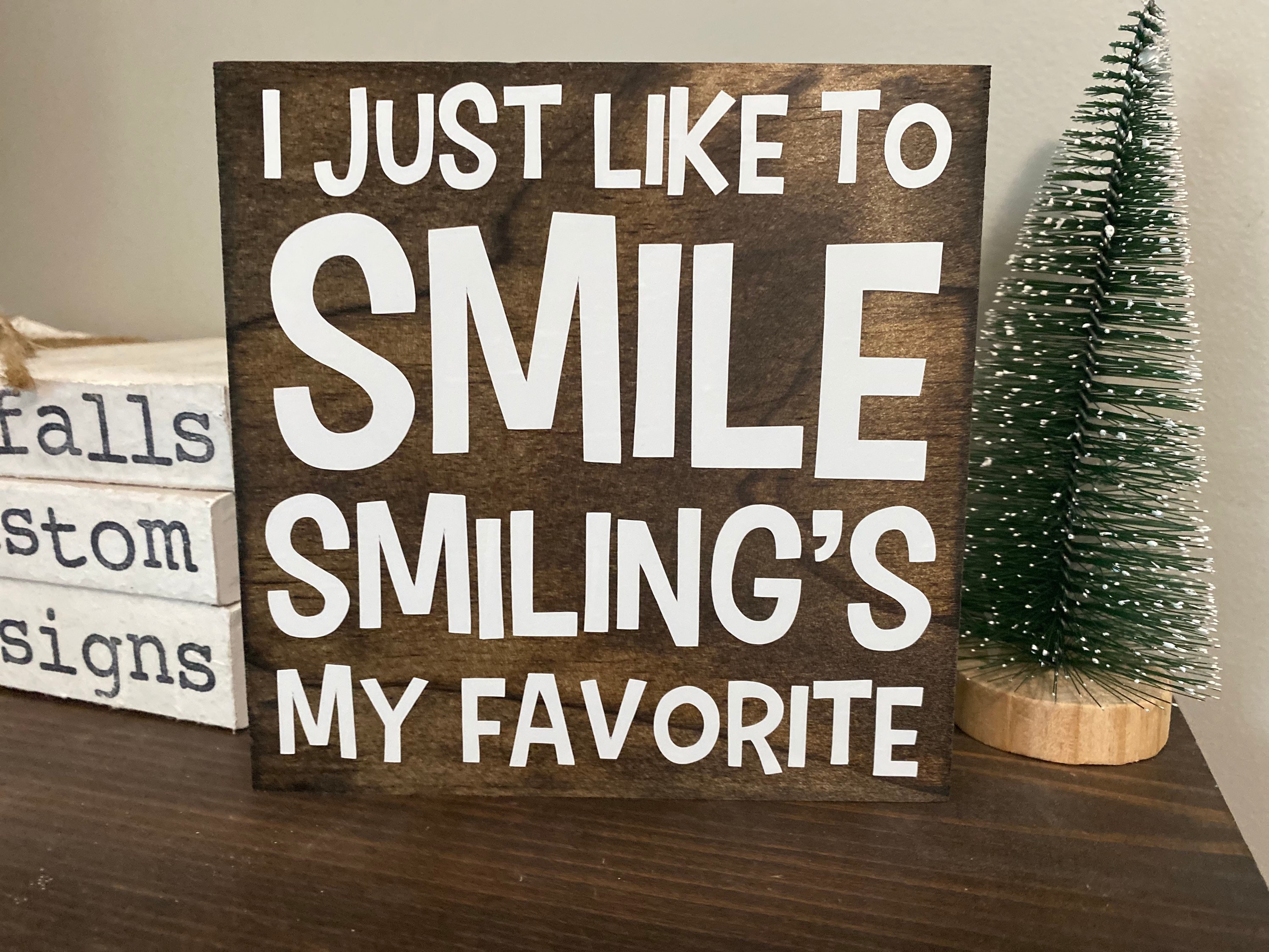 I Just Like to Smile Smilings My Favorite Christmas Elf - Etsy