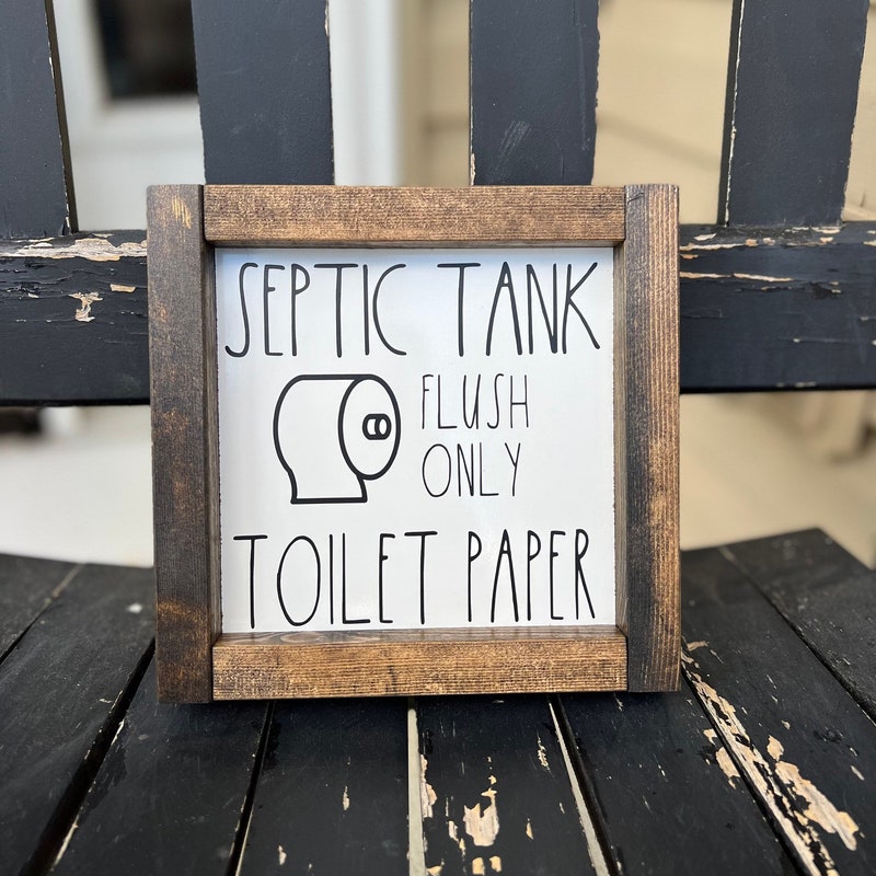 Septic Tank Sign - Etsy