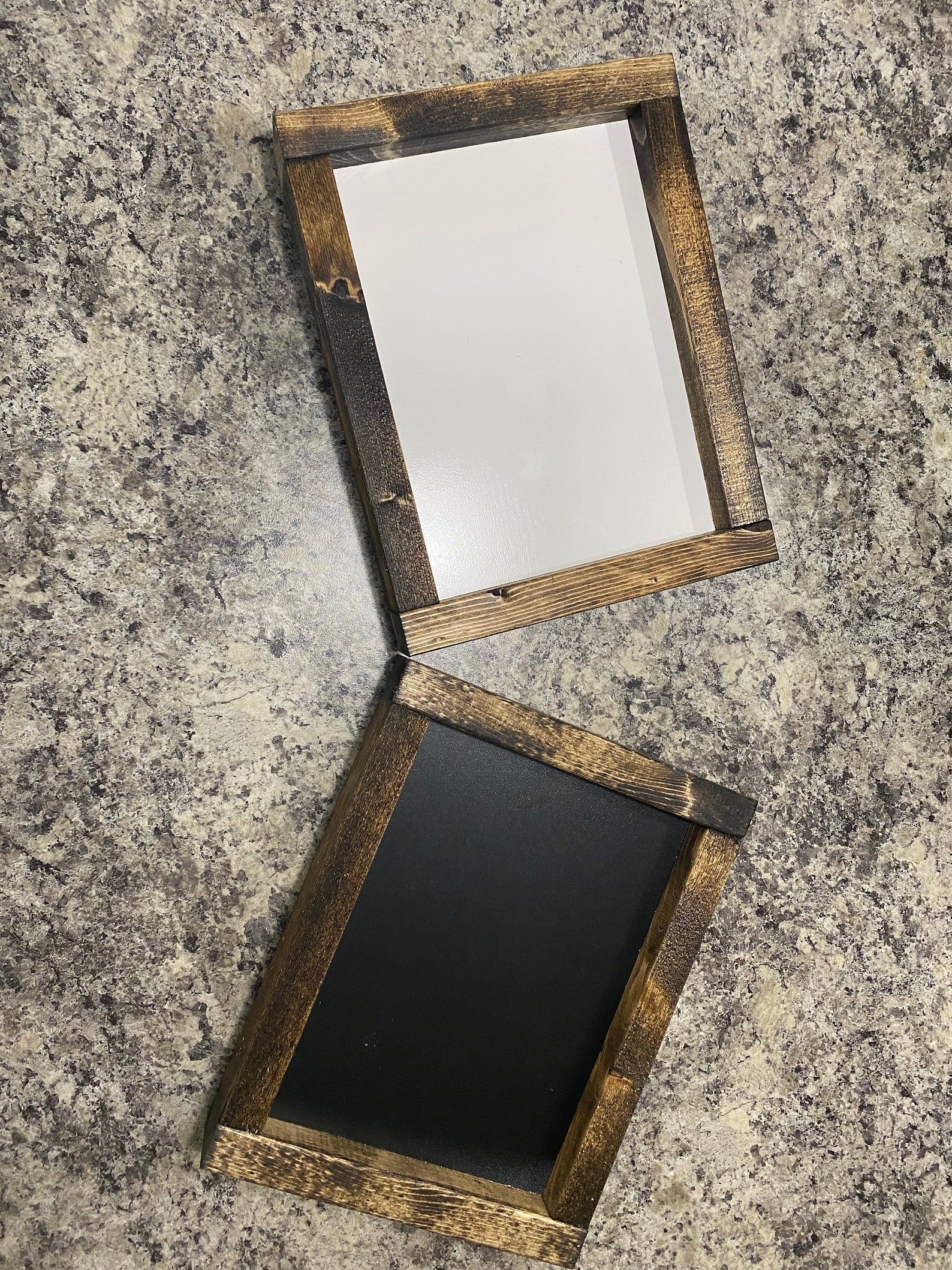 Black or White Wooden Sign Black and White Blank Framed - Etsy