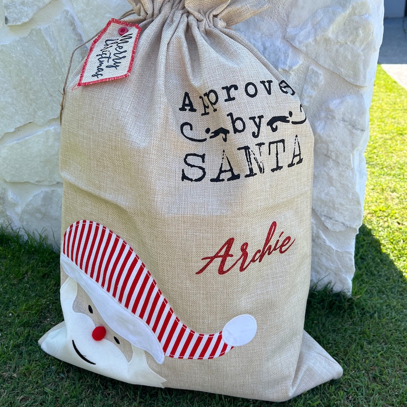 Personalized Santa Sack - Etsy