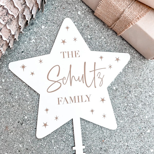 Custom Logo Tree Topper - Etsy