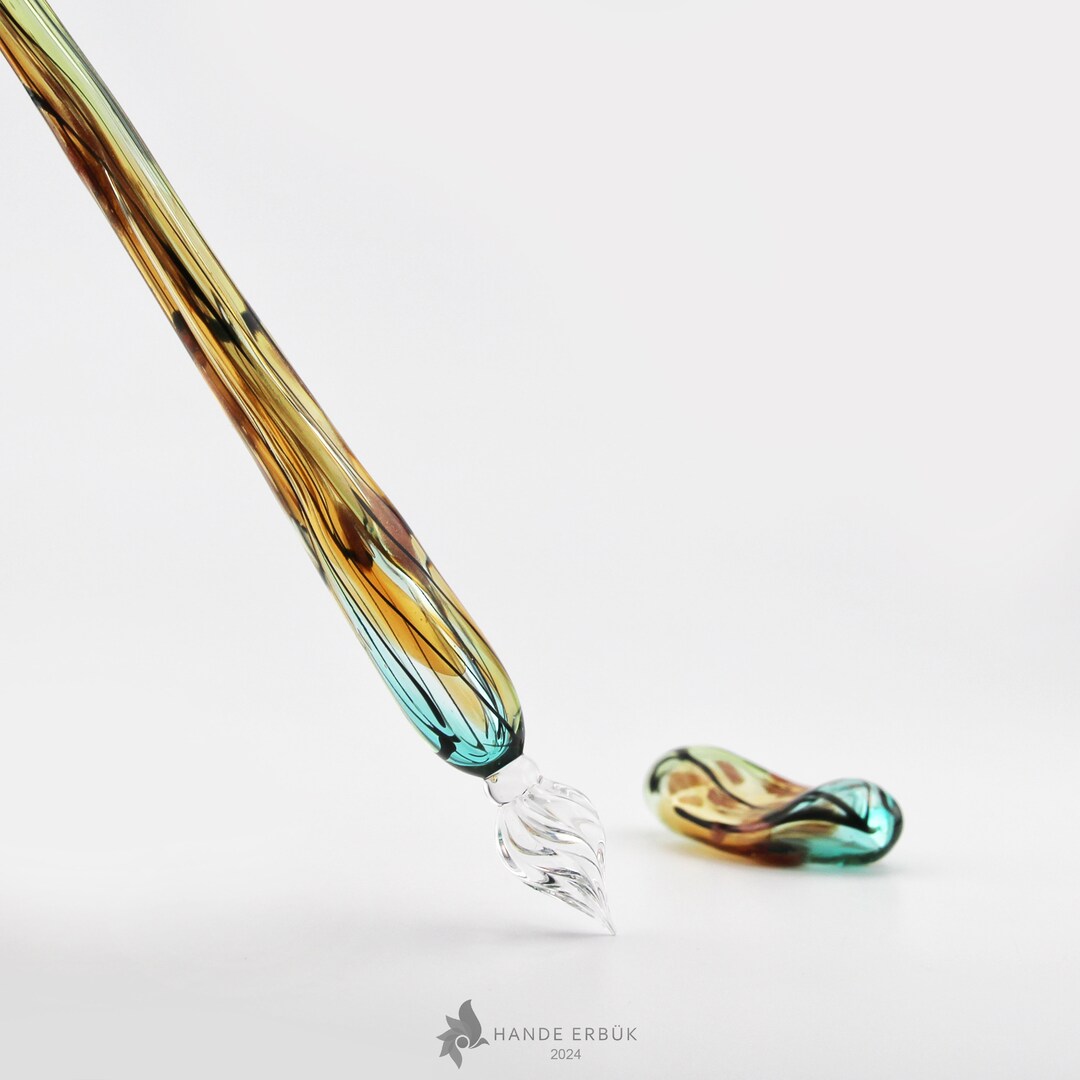 Glass Dip in Pen Hollow Extra Light Handmade Glass Art Pen - Etsy