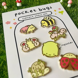 Pocket Bugs - Mystery Bags - Frog Pin - Collectable Hard Enamel Pins ...