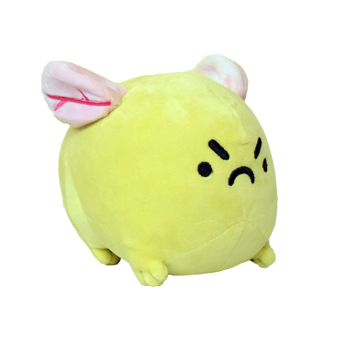 Grumpy the Angry Toad Plush Frog Plushie Round Little Amphibian Friend ...