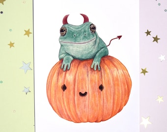 Fat Little Frog Sketch Drawing Illustration 8.5 X 11 Black - Etsy