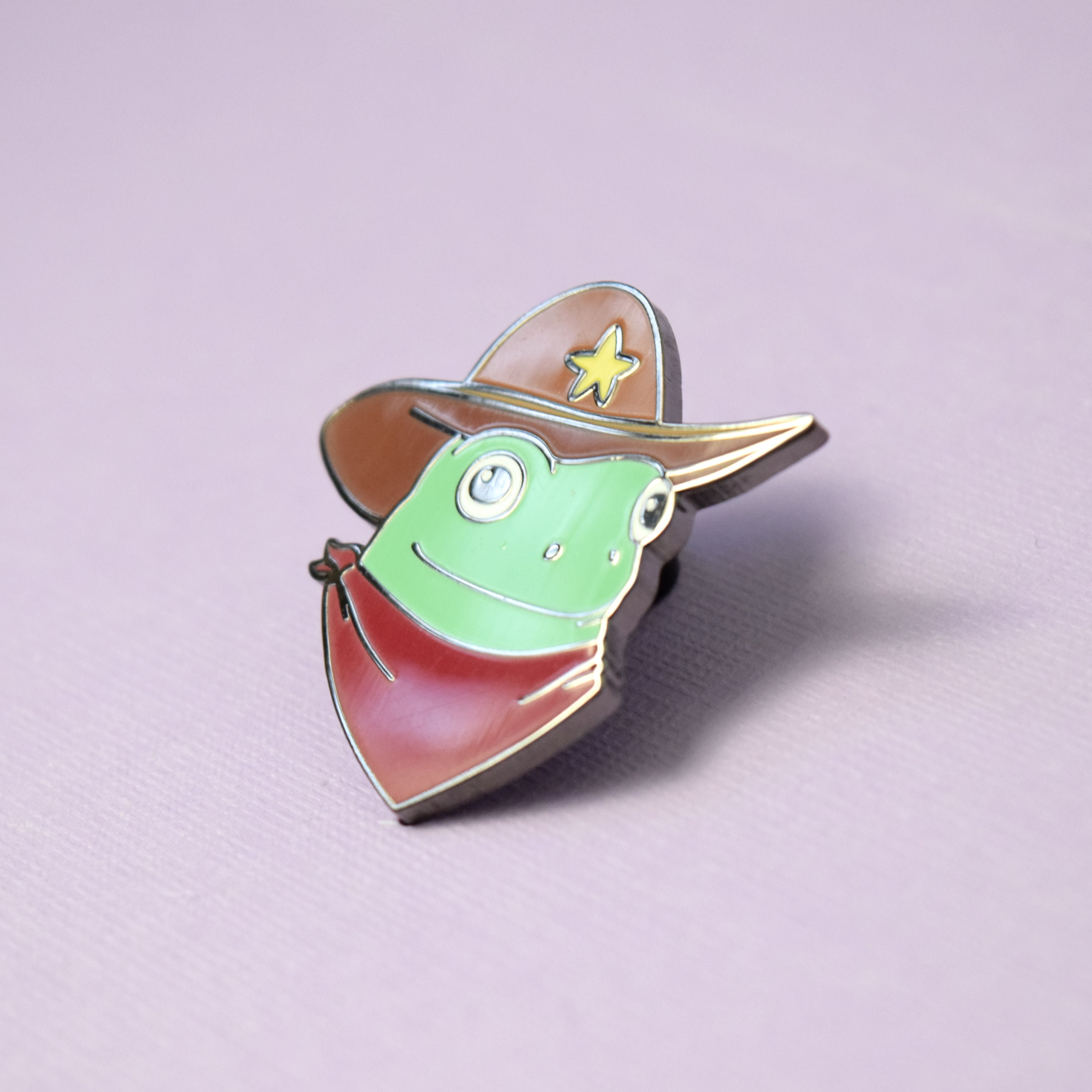 Cowboy Frog Enamel Pin You're the Yee to My Haw | Etsy