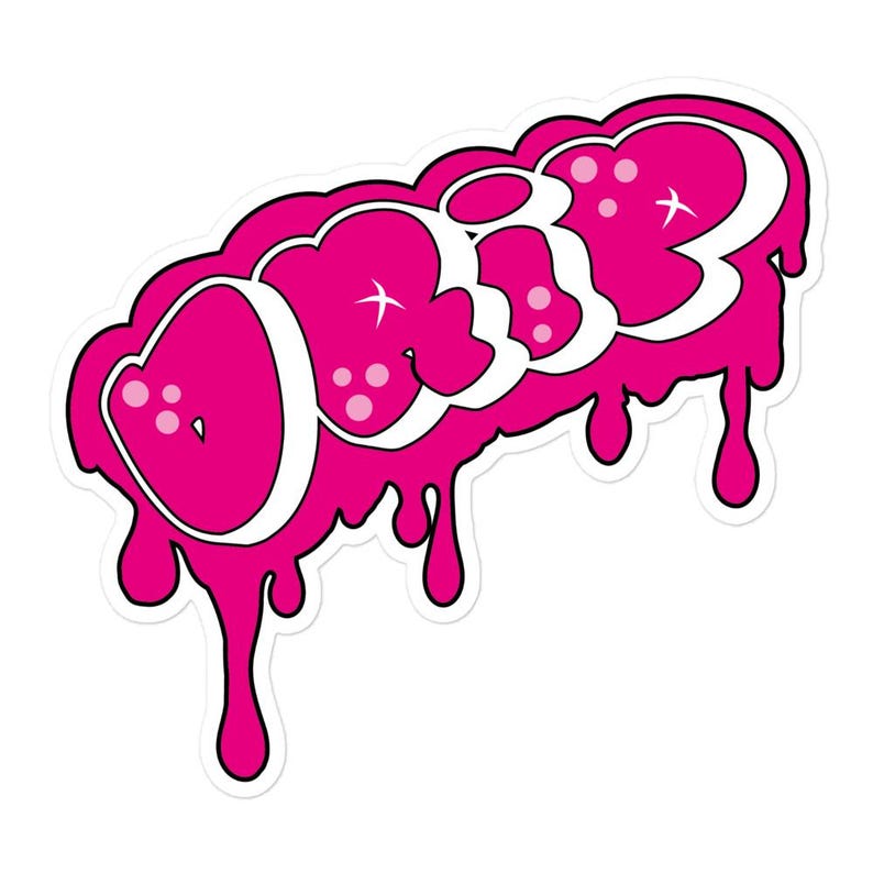 Graffiti Drip Sticker – Urban Street Art Stickers, Vinyl Stickers for ...