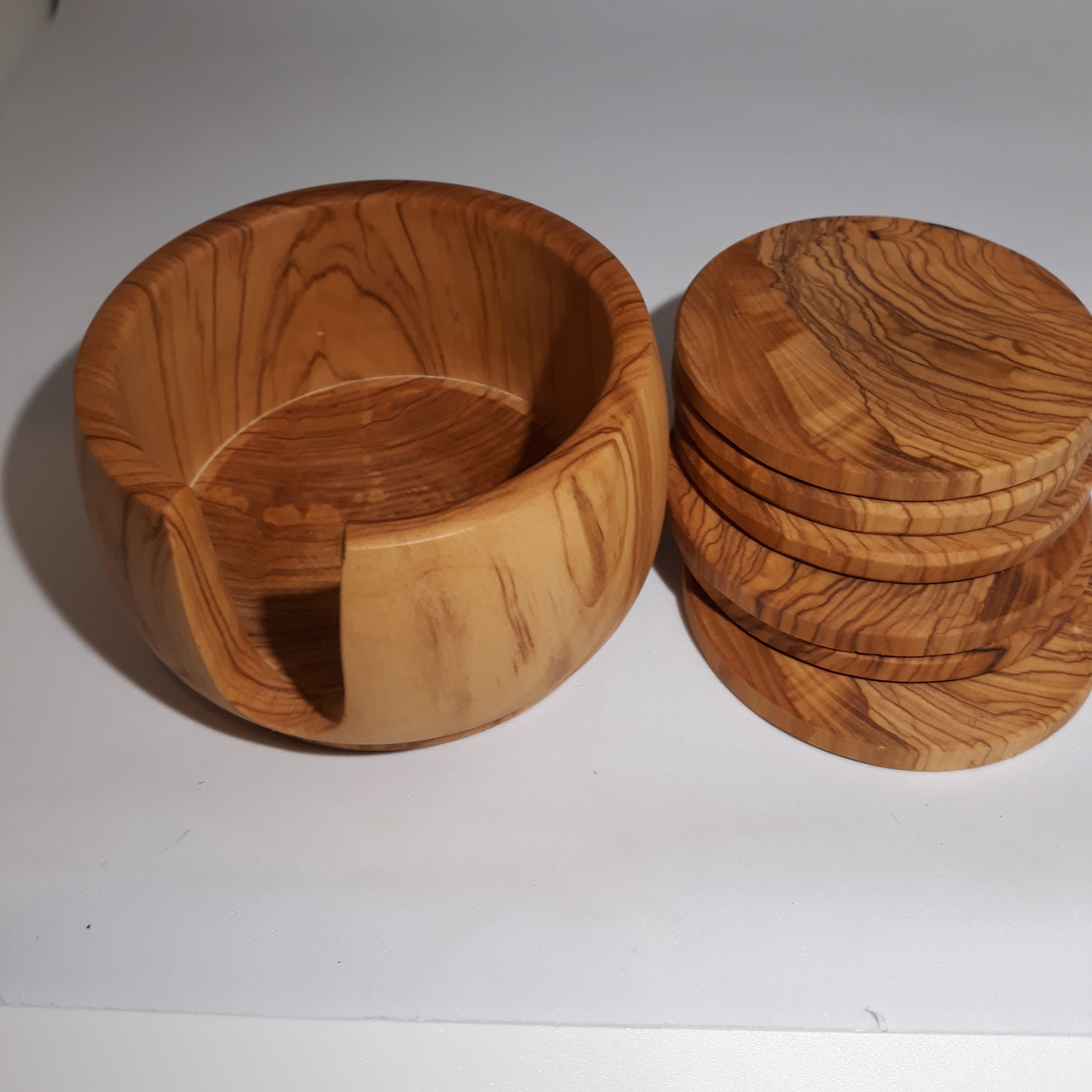 Olive Wood Coasters - Etsy