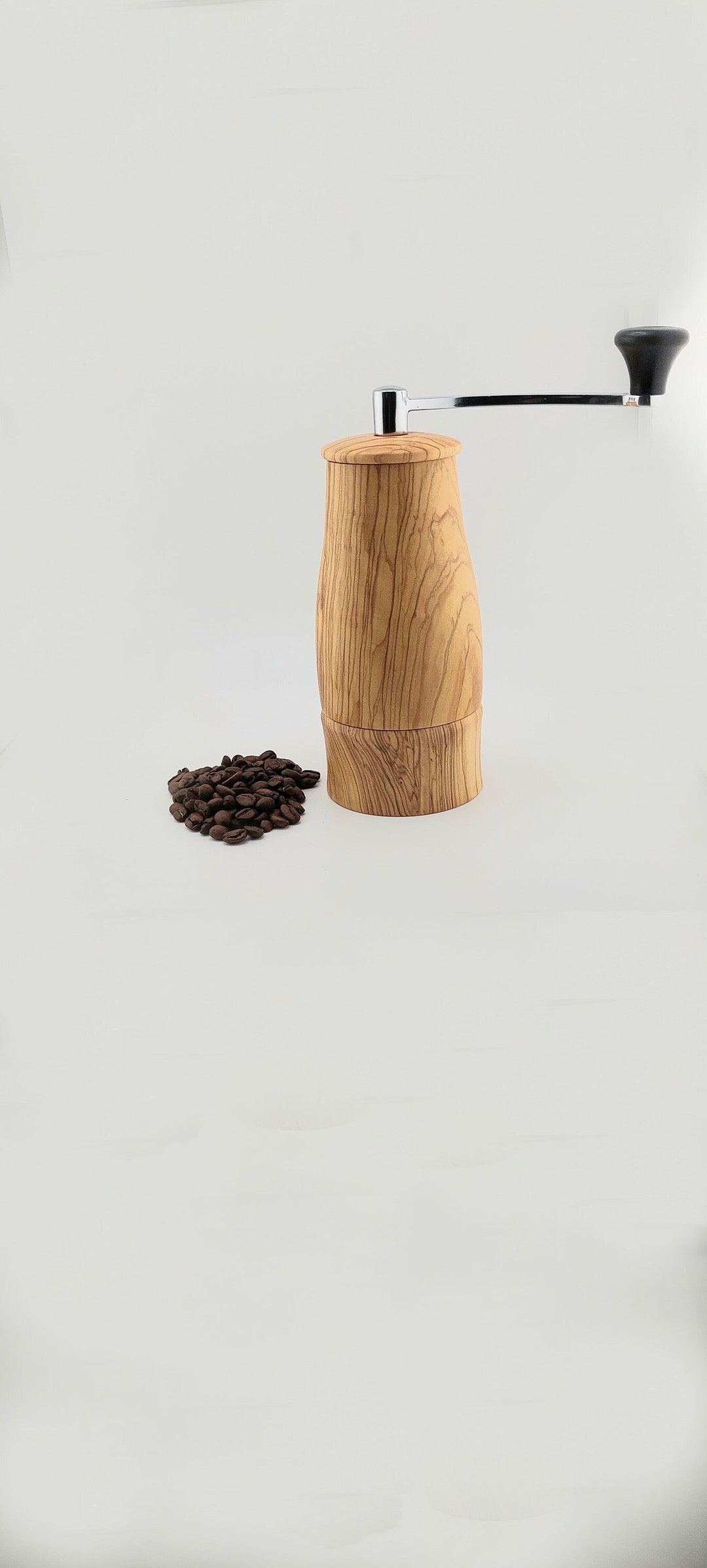 Olive Wood Coffee Grinder - Etsy
