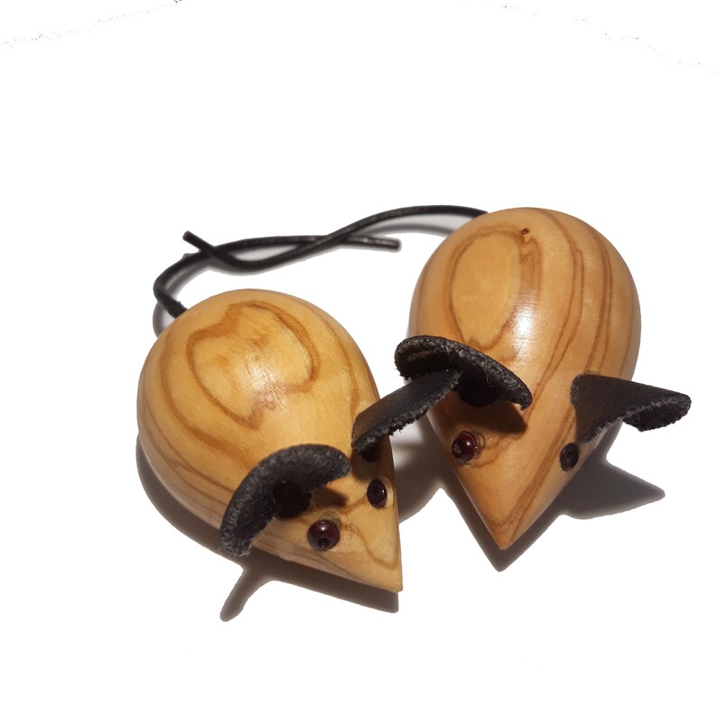 Olive Wood Mouse - Etsy