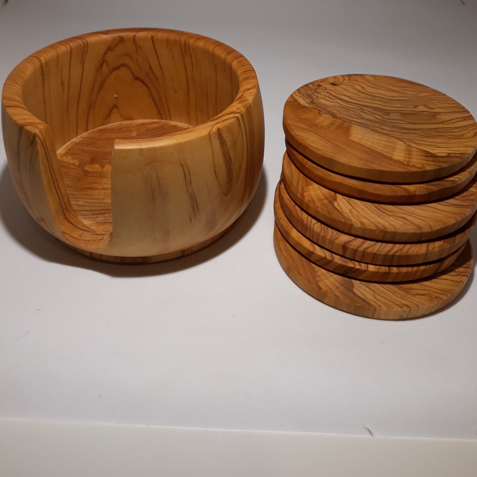 Olive Wood Coasters - Etsy