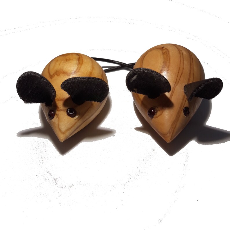 Olive Wood Mouse - Etsy