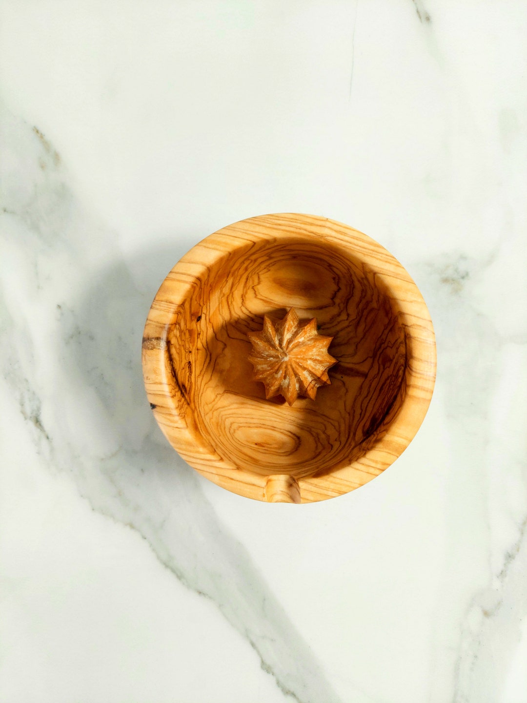 Olive Wood Traditional Lemon Squeezer - Etsy