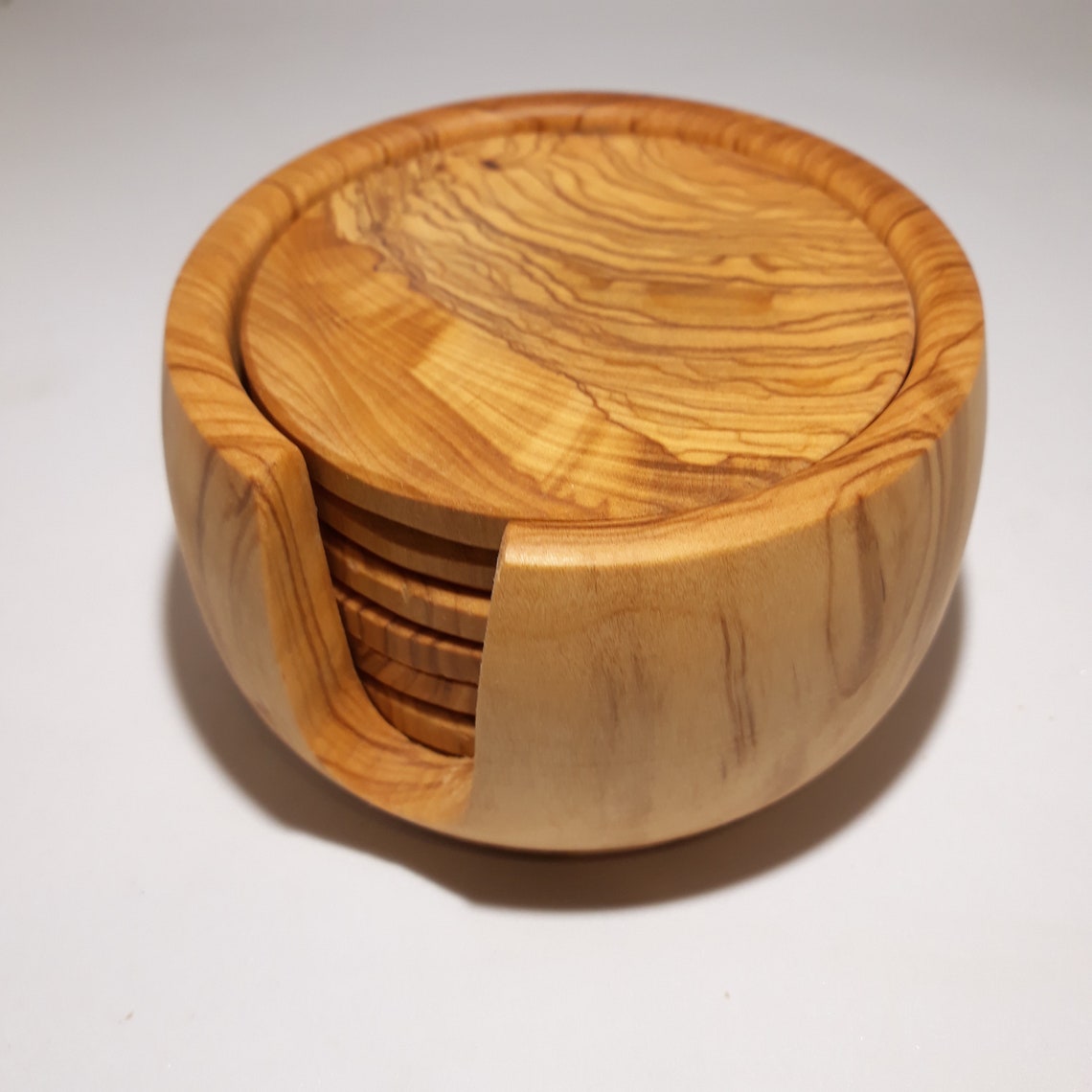 Olive Wood Coasters - Etsy
