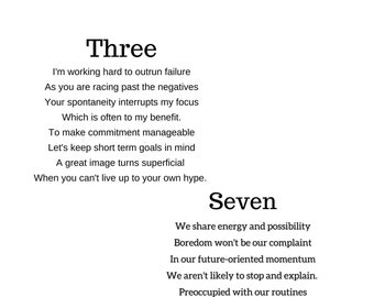 Enneagram SEVEN Print i Am Type 7 Just My - Etsy