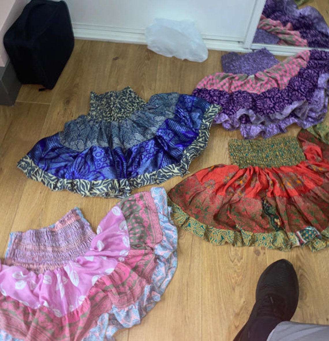 Boho Gypsy Patchwork Mini Rara Skirt Hippy Festival Assorted - Etsy UK