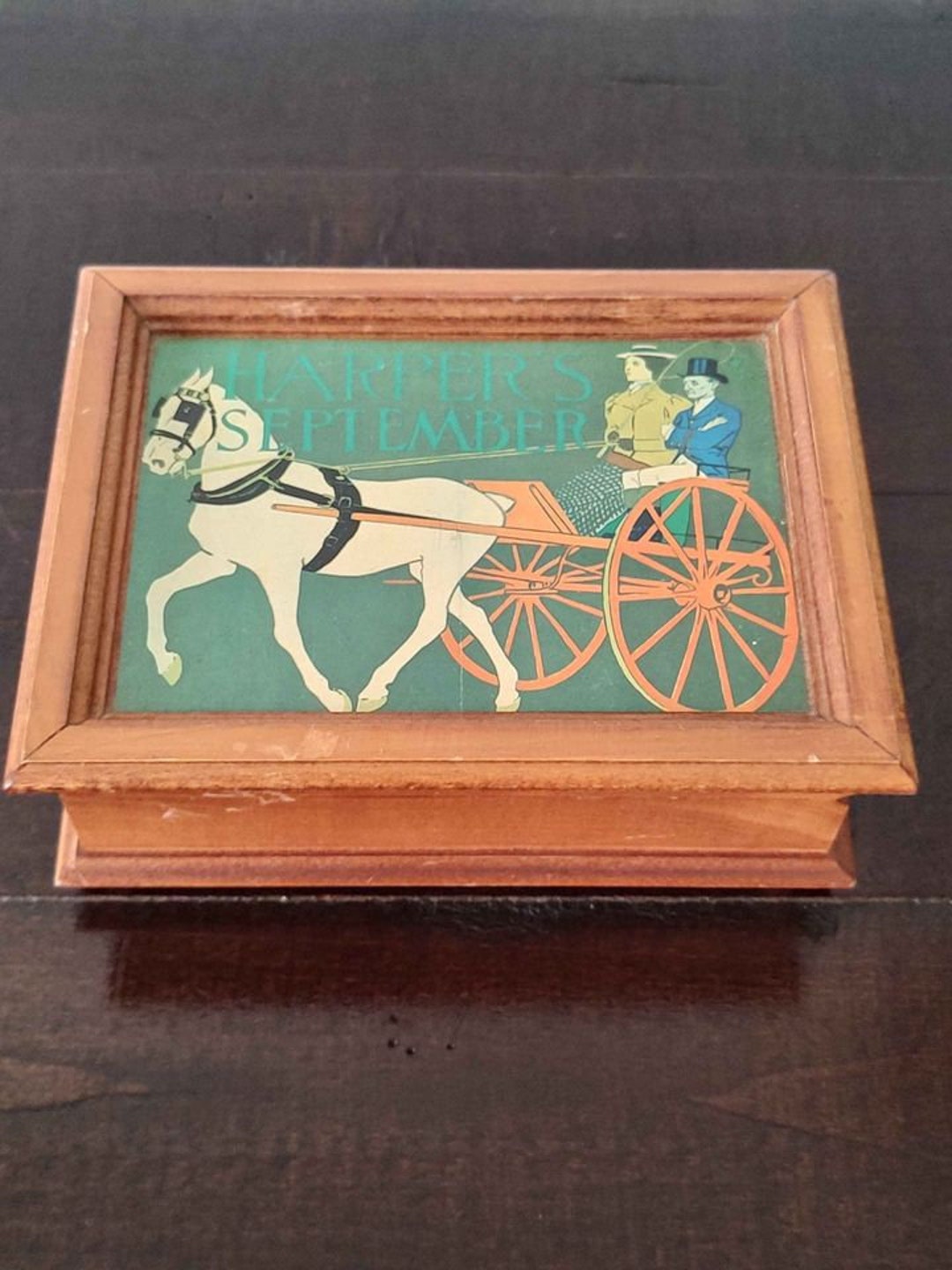 1930's Music Box Thorens of Switzerland Wood Jewelry Box - Etsy