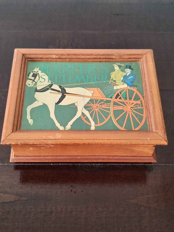 1930's Music Box Thorens of Switzerland Wood Jewelry Box - Etsy