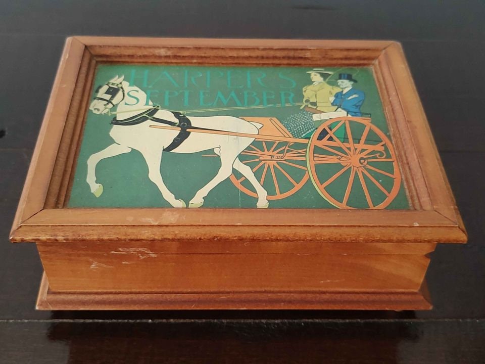 1930's Music Box Thorens of Switzerland Wood Jewelry Box - Etsy