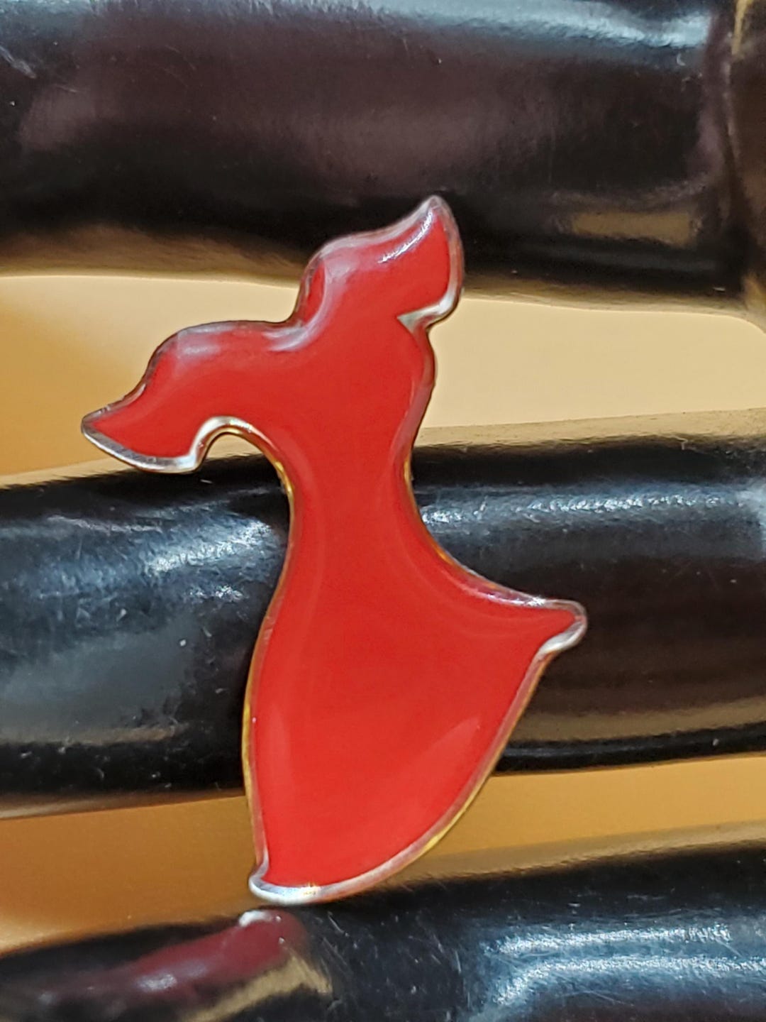 Vintage American Heart Association Go Red Dress Pin - Etsy