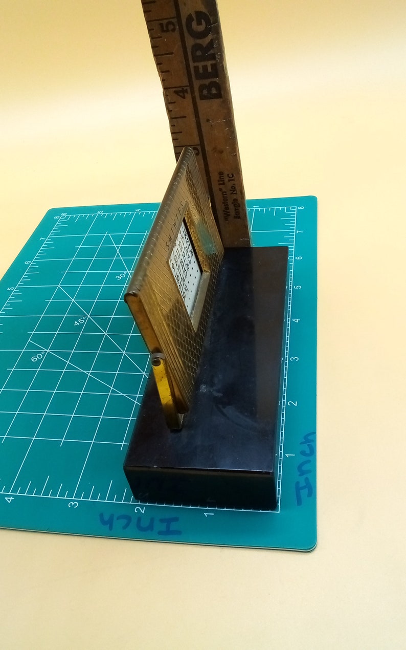 Vintage 1954 50 Year Automatic Desk Calendar on Black Stone Base - Etsy