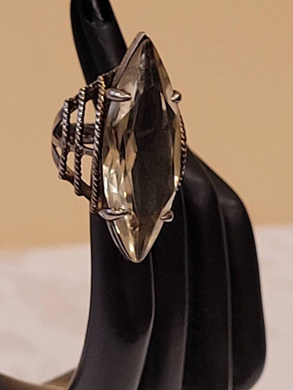 Vintage smokey quartz statement - Gem