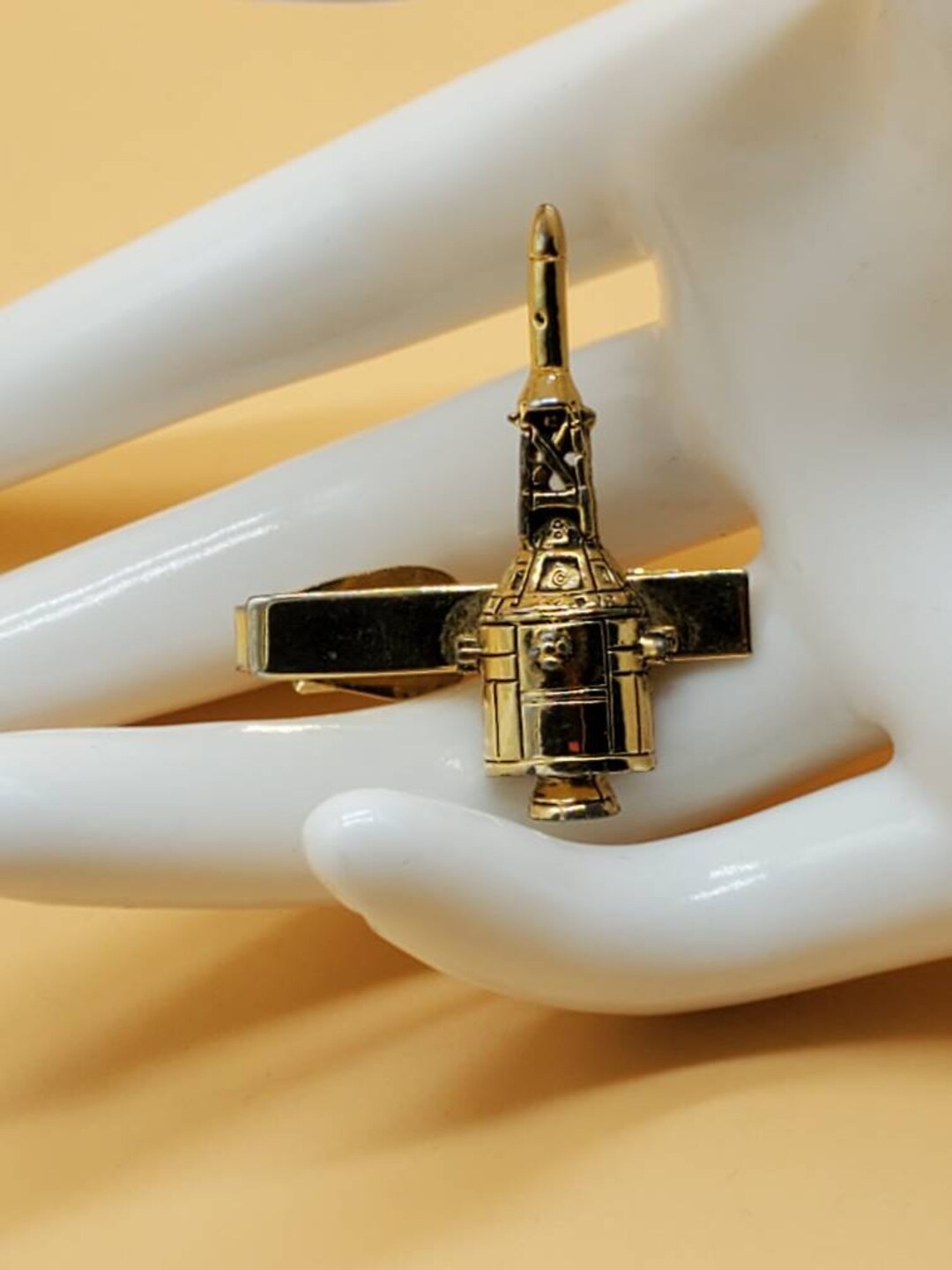 Vintage Gold Tone Apollo 11 Moon Landing Tie Clip - Etsy