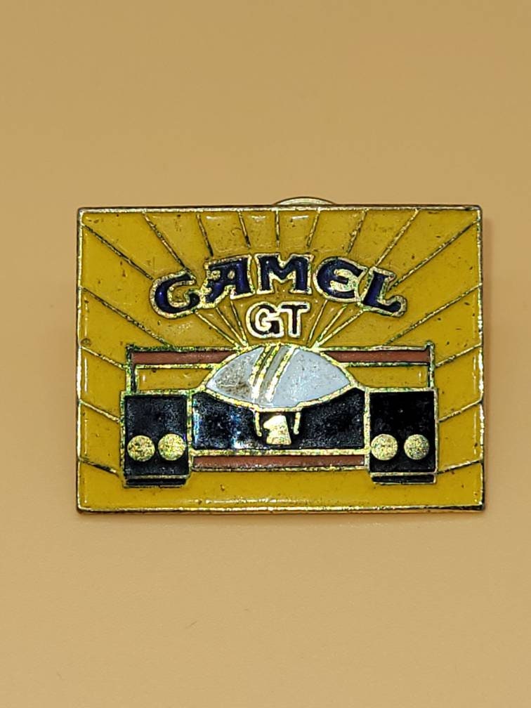 Vintage Camel GT Race Car Pin - Etsy